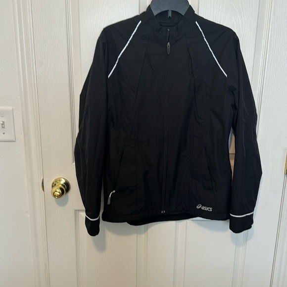 Asics | Jackets & Coats | Black Asics Sport Jacket | Poshmark